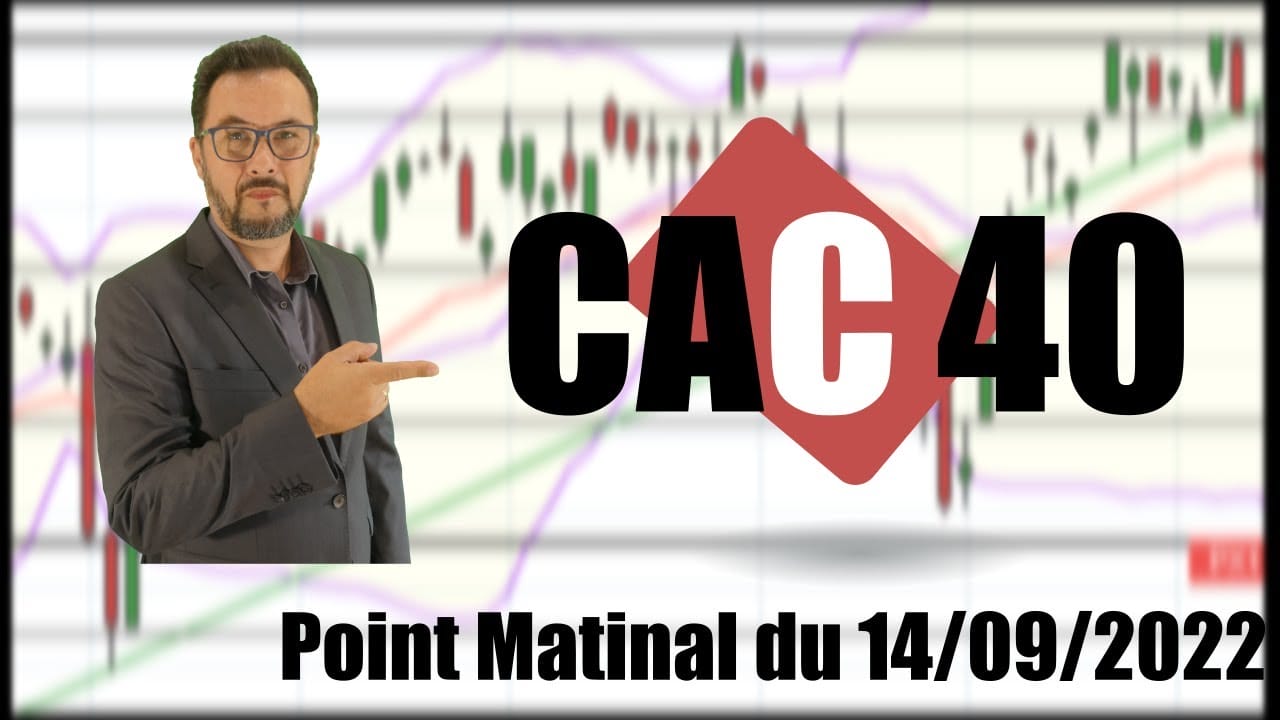 CAC 40 – Analyse Technique – Point Matinal du 14-09-2022