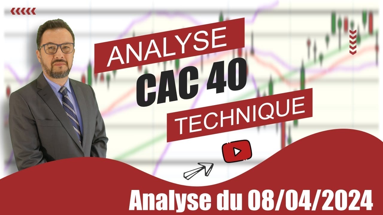 CAC 40 - Analyse Technique en Video du 08-04-2024