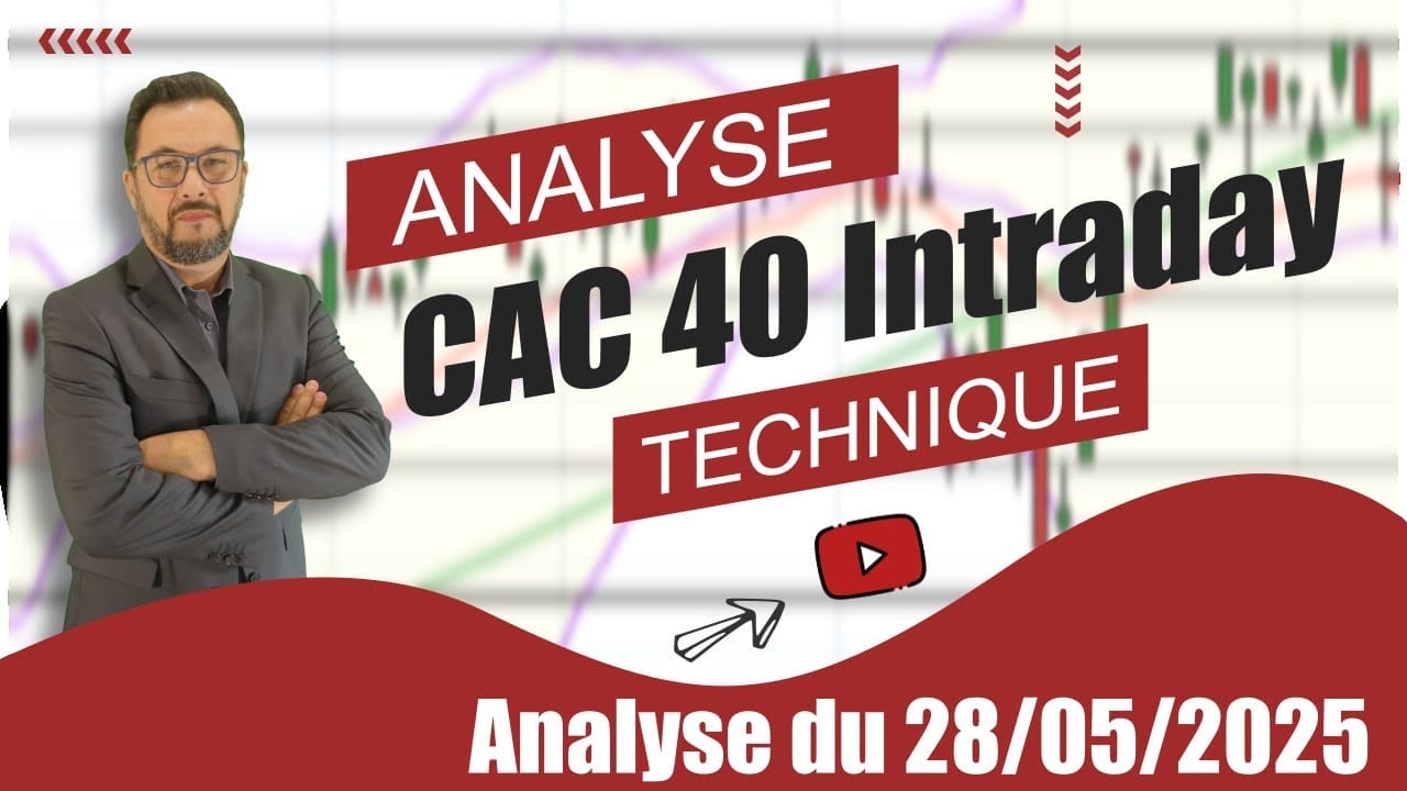 CAC 40 - Analyse Technique Intraday du 28-05-2025